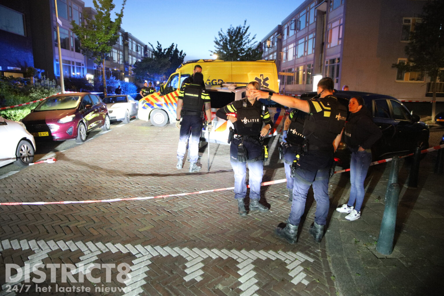 Slachtoffer overleden na schietpartij op straat Zwartsluisstraat Den Haag - District8.net